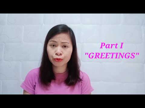 Greetings [not HELLO/HI?] and Suffix-Lower Intermediate
