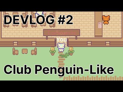 Creating a Club Penguin like game for my subscribers : Devlog 2 #indiedev #clubpenguin #devlog