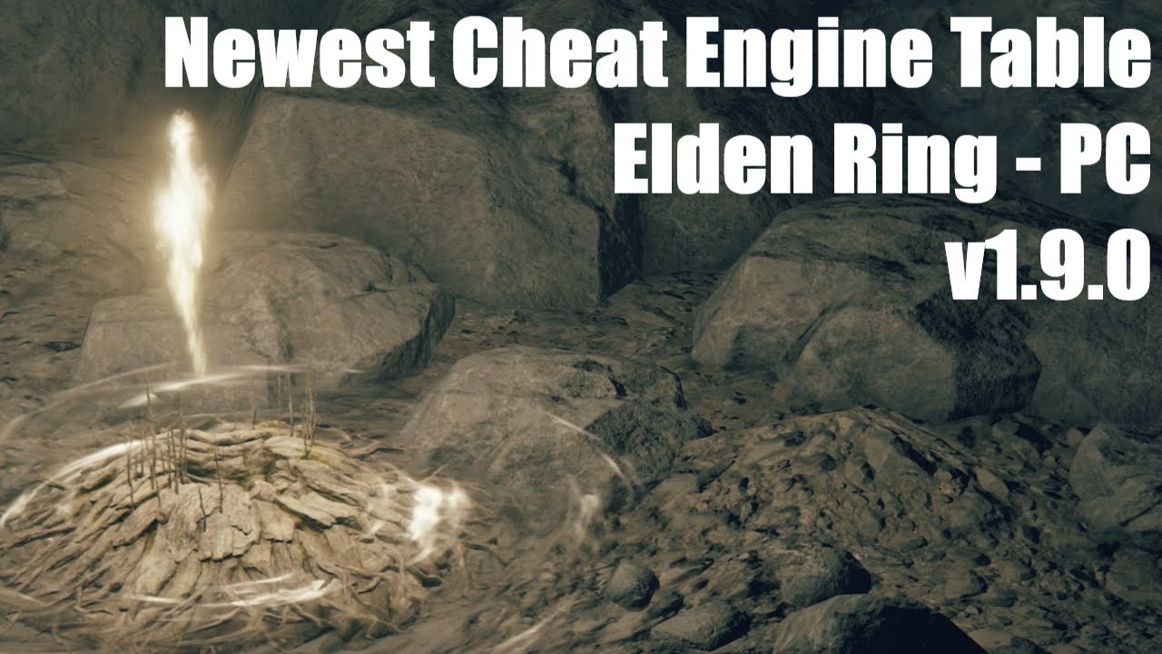 Elden Ring - Newest Cheat Engine Table v1.9.0 - PC