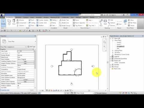 Module 9: Unit 2: Revit Architecture: Design Options Video Lecture - Design Softwares