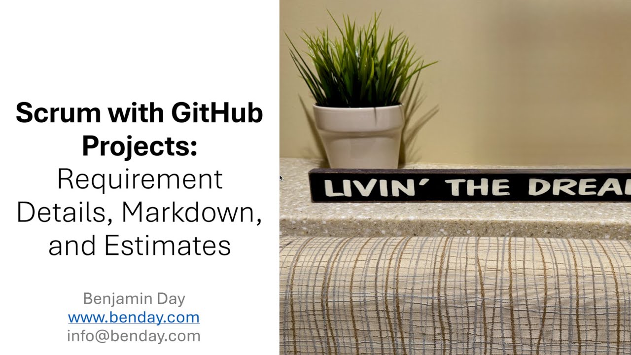 GitHub Projects: Requirement Details, Markdown, and Estimates (Demo)