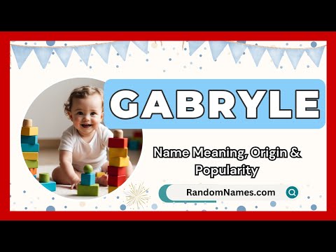 Gabryle - Baby Boy Name Meaning, Origin & Popularity - RandomNames.com