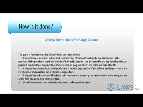 Form Name Change Instruction