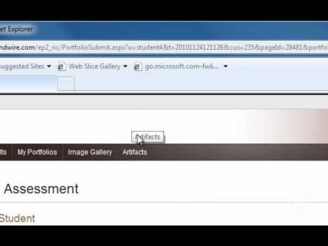 Submitting a Portfolio to an External Assessor