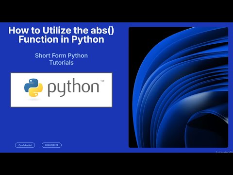 Practical Application of the abs() Function in Python (in under 70 seconds)