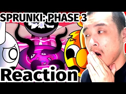 Reacting to SPRUNKI: PHASE 3... (Cartoon Animation) by GameToons