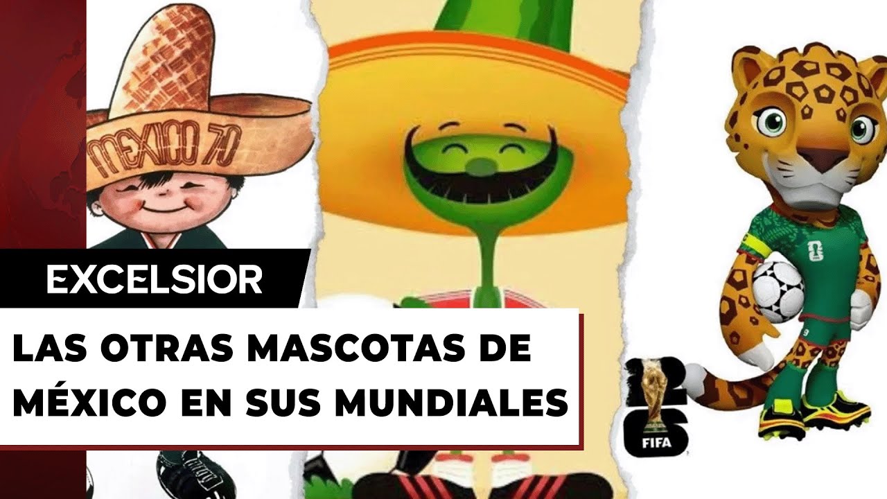 Las otras mascotas de México en sus mundiales