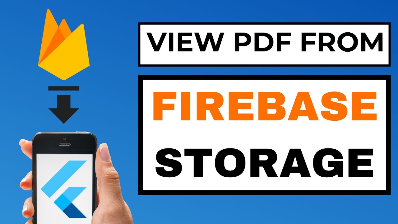 View PDF from Firebase Storage in Flutter app | Working with PDFs in Flutter