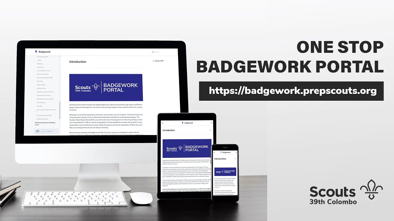 The Scout Badgework Portal