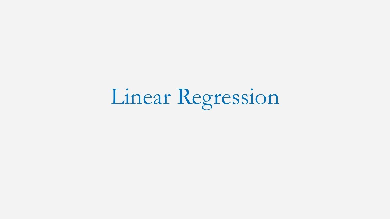 Linear Regression Part 1 (Introduction) | Supervised Machine Learning