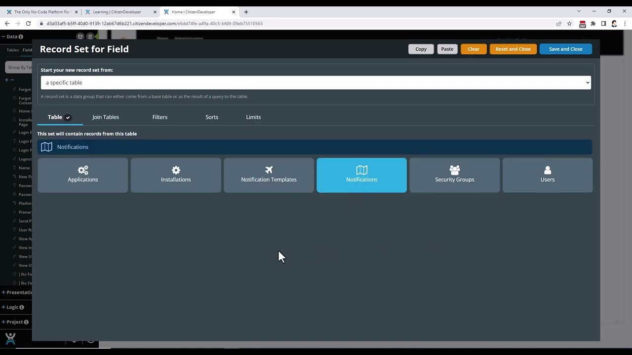 CitizenDeveloper Full Stack No-Code Tools Walkthrough
