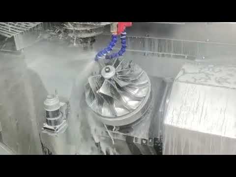 CNC Machining 7075-T651 5 Axis Supercharger Impeller
