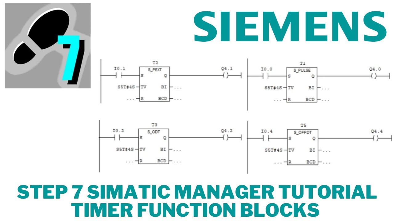 Step 7 timer block tutorial | simatic manager