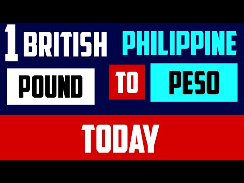 TODAY 1 British Pounds to Philippine Pesos GBP/PHP EXCHANGE RATES