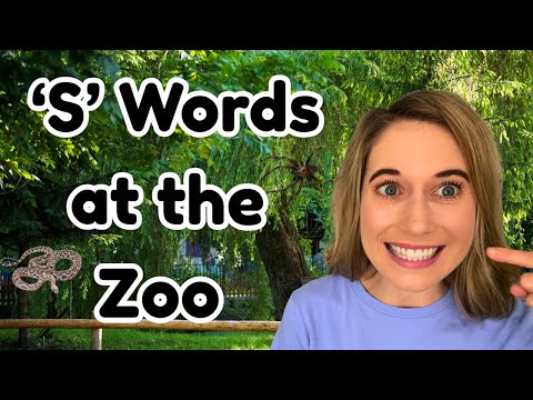 S Words at the Zoo! Speech Therapy for Kids