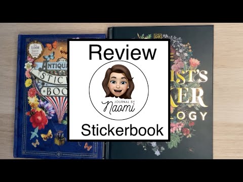Review The Antiquarian & Botanist's Stickerbook | Bekijk samen met mij deze stickerboeken