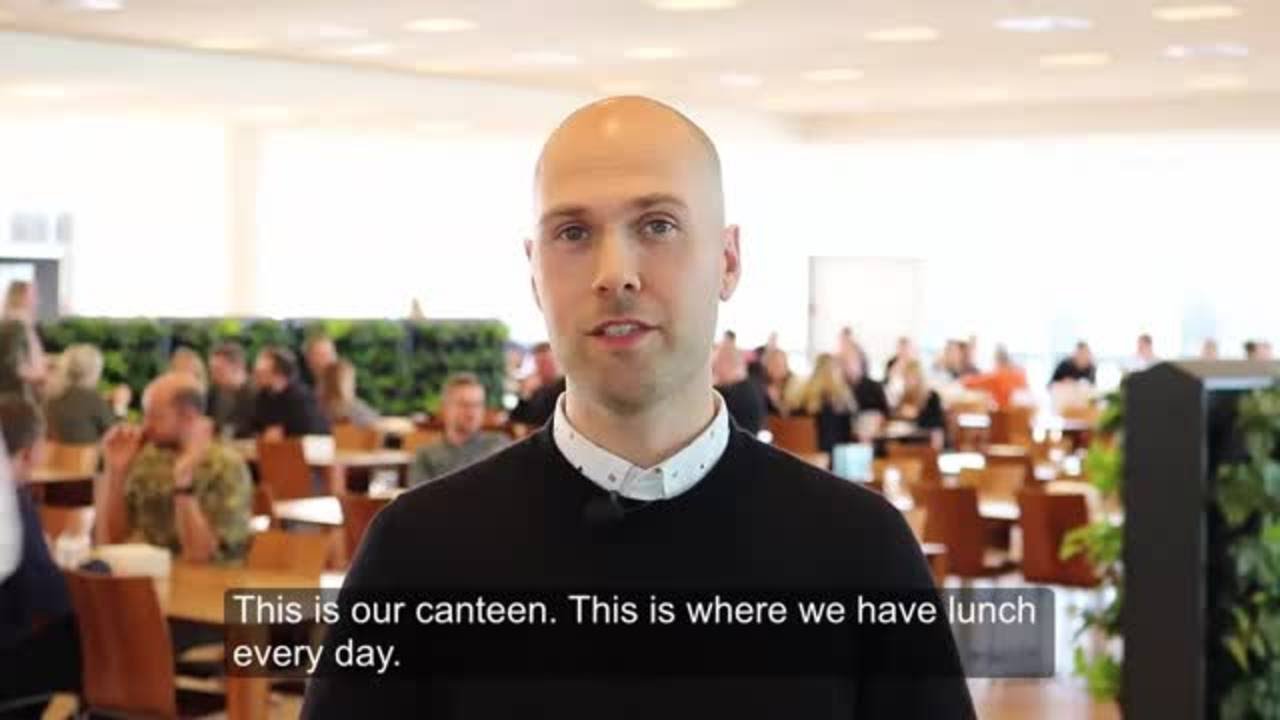 Guided tour in Oticon's headquarter