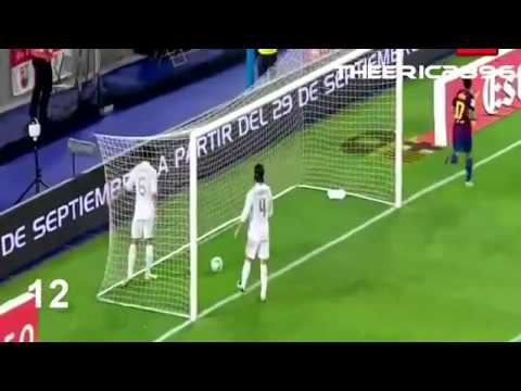 Lionel Messi - All Goals vs Real Madrid 17 GOALS