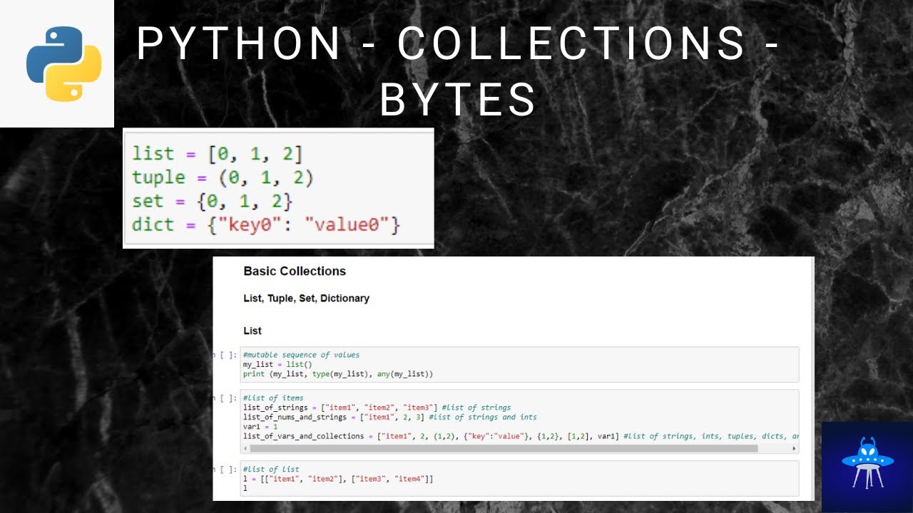 Python | Collections | Bytes