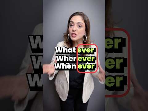 When to Use '-EVER' Words? 🔥 Whatever, Wherever, Whenever, Whoever | Stop Making Mistakes #grammar