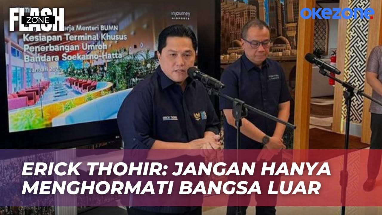 Erick Thohir Cek Kesiapan Terminal Khusus Haji dan Umrah di Bandara Soetta