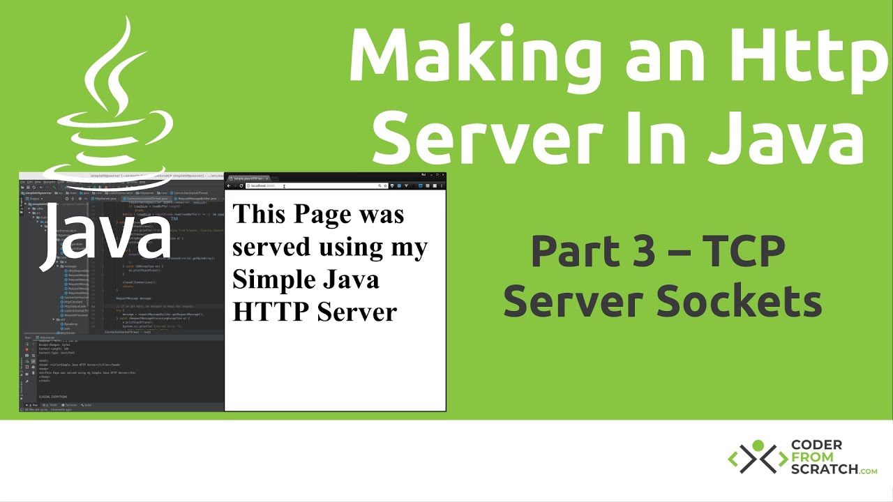 Make a Simple HTTP Server in Java - Java Tutorial - Part 3: Server Sockets