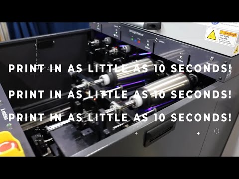 QuadRev PRO: Print Cups in Under 10 Seconds with this UV Rotary Printer!