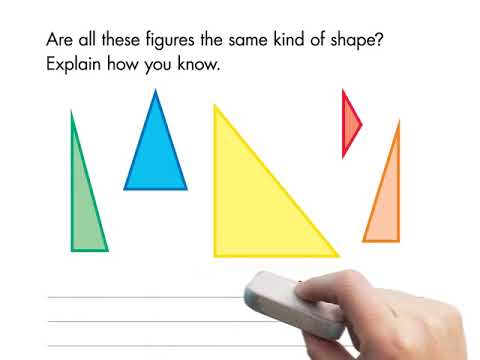 ENVISION GRADE 1 TOPIC: 14.1: USE ATTRIBUTES TO DEFINE TWO DIMENSIONAL(2-D)SHAPES