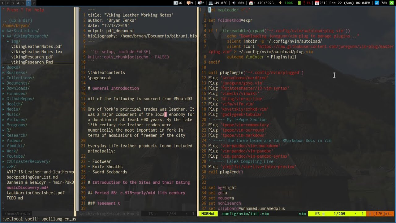 R Markdown Code Snippets in NeoVim VIMRC