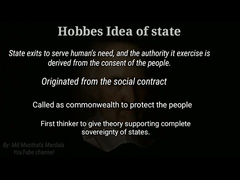 Thomas Hobbes Idea of state.