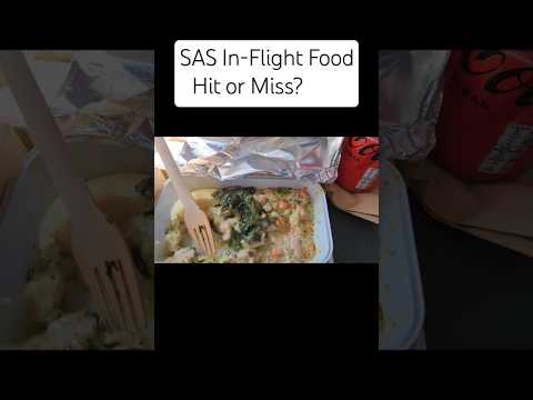 Trying SAS In-Flight Food | Copenhagen to Toronto #SASAirlines #InflightMeal #TravelFoodReview