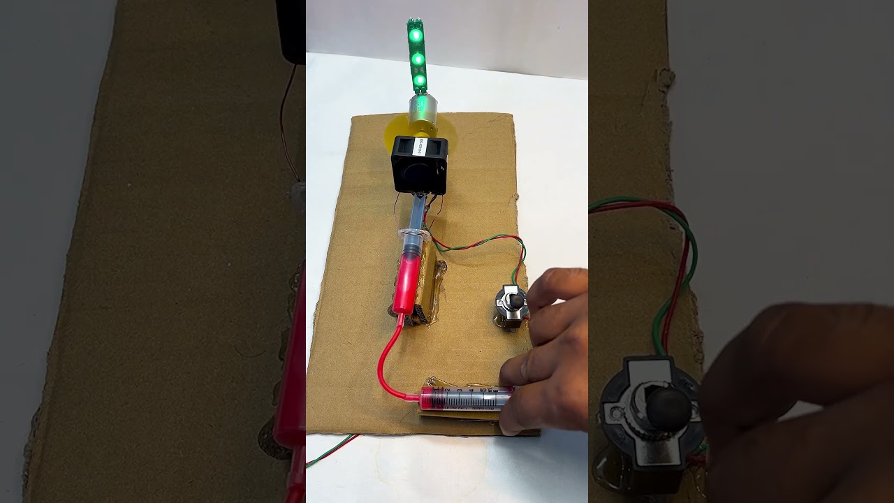Wind power generator • DC Motor Project #shorts #generator