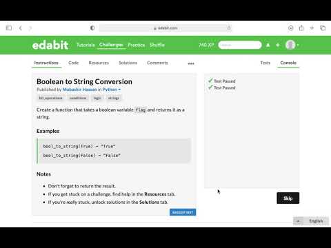 Python Function: Converting Boolean to String