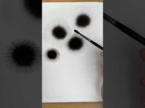 Art meditation - painting wet-on-wet with inks. Have you tried it? #easypainting #short #meditation