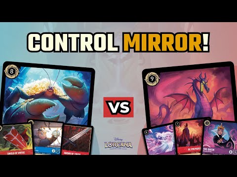 🤔 The BEST Control Decks?! - Disney Lorcana Gameplay (Item Control vs Classic Control Game 1)