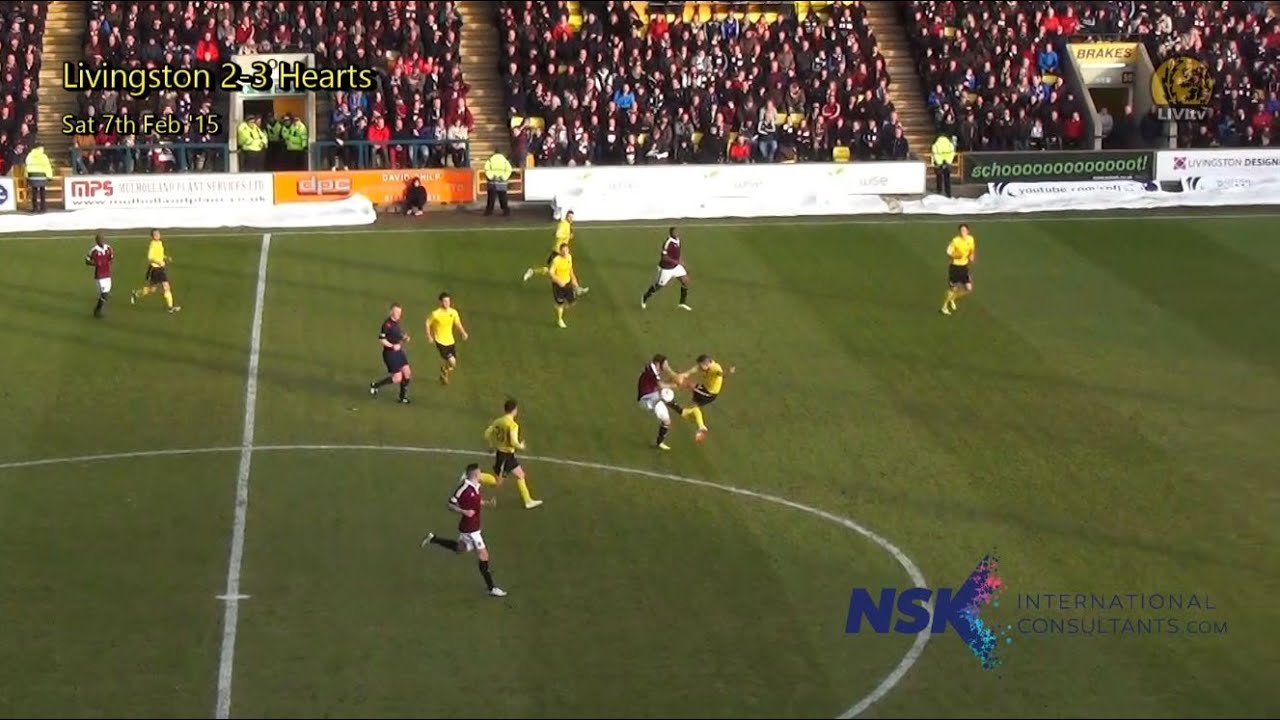 Watch Livingston captain Jason Talbot's horror tackle on Hearts player ...