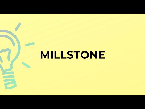What is the meaning of the word MILLSTONE?