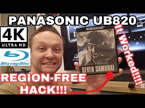 Seven Samurai 4K - Panasonic UB820 REGION FREE HACK