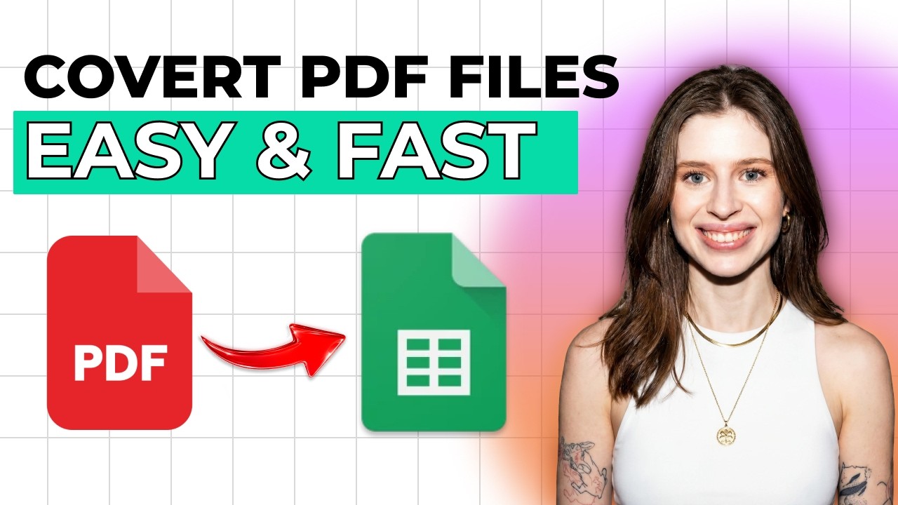 Convert PDF to Google Sheets [2026 Full Guide]
