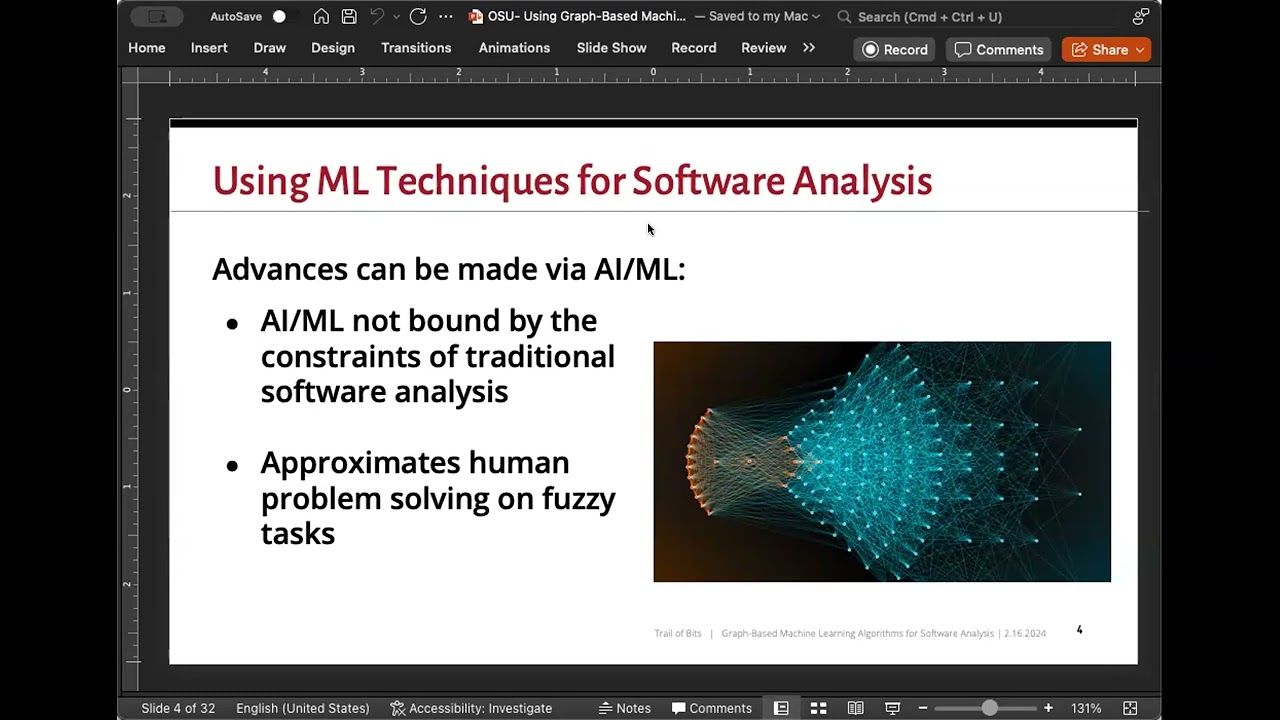 Coffee and Conversations: Using Graph-Based Machine Learning Algorithms for Software Analysis