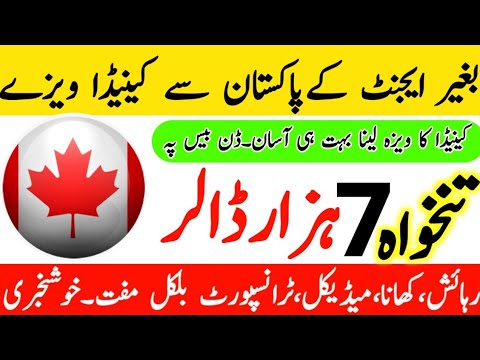 Latest Jobs in Canada For Pakistani with high salary 2021
