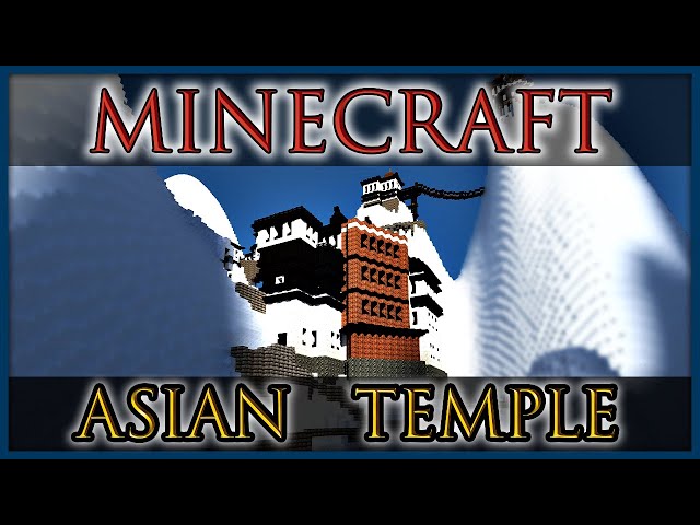 Asian Mountain Temple Minecraft Map