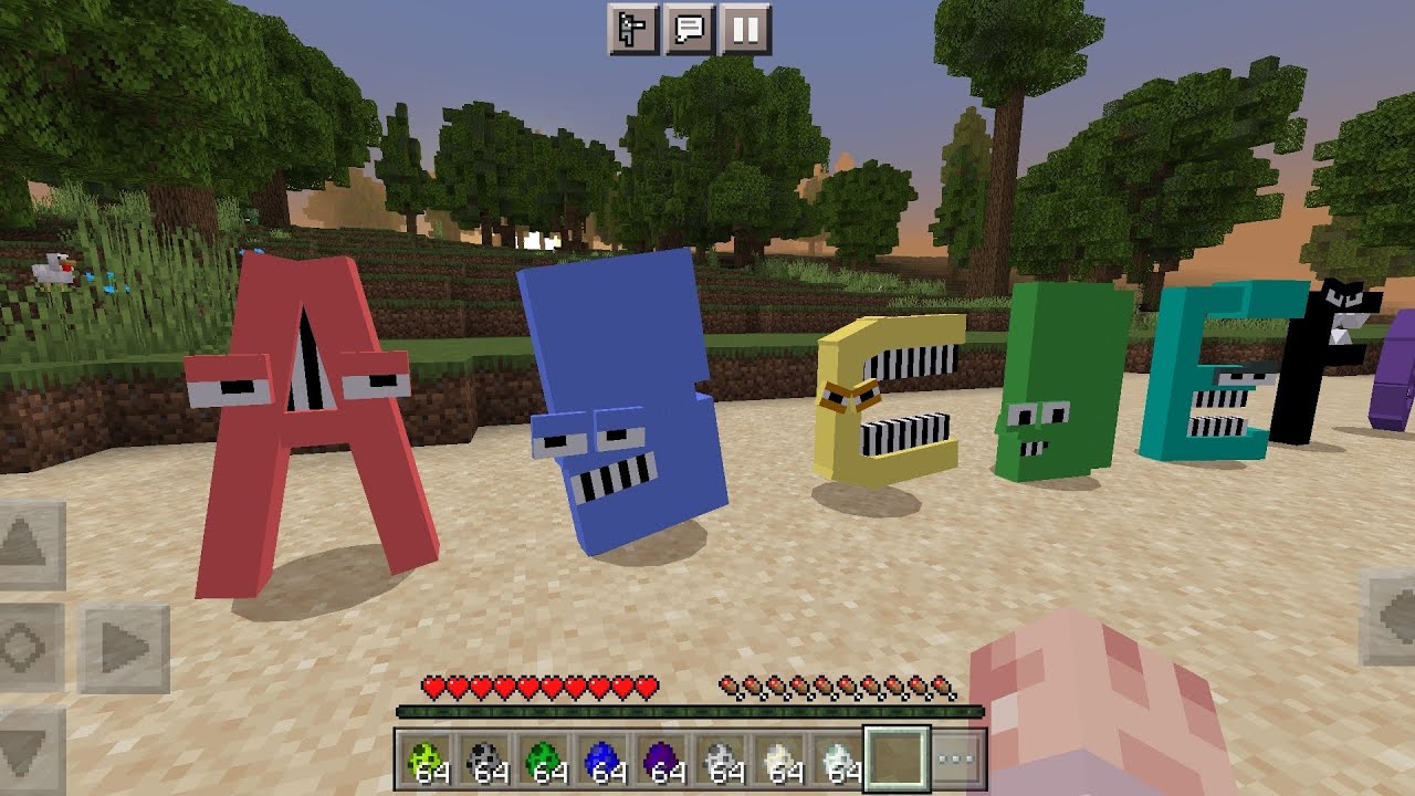 Alphabet Lore Addon v1.5 in Minecraft pocket edition