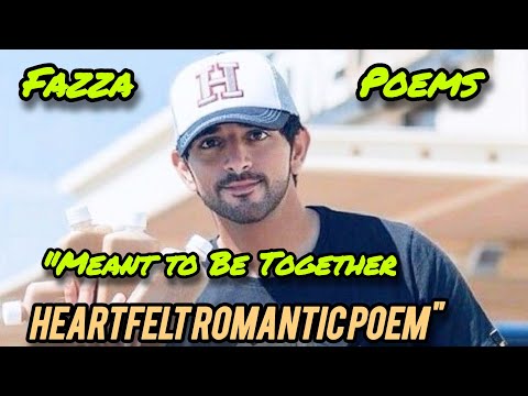 "Meant to Be Together | Heartfelt Romantic Poem"||best love poetry in English||fazza poems