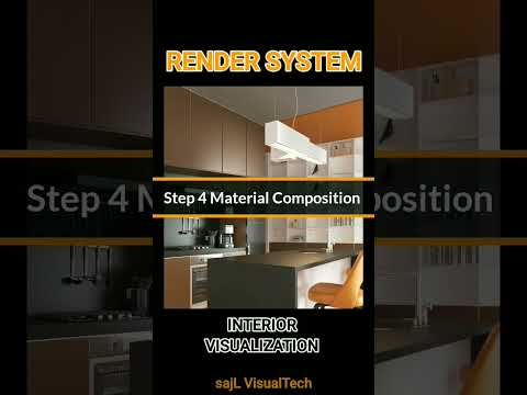 ????????Amazing Photorealism Interior Rendering (Be like for Beginners) #interiordesign #composition