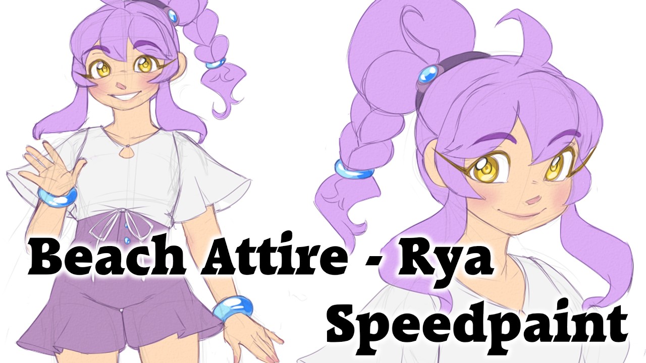 Beach Attire Series: Rya - Speedpaint