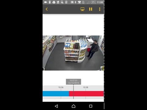 AXIS Mobile Viewing App (Android) - Save Clip