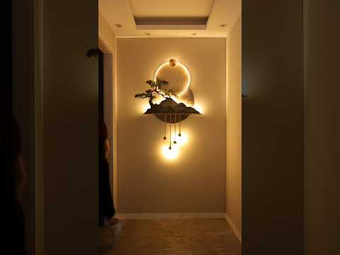 3d Metal Wall Painting With Light