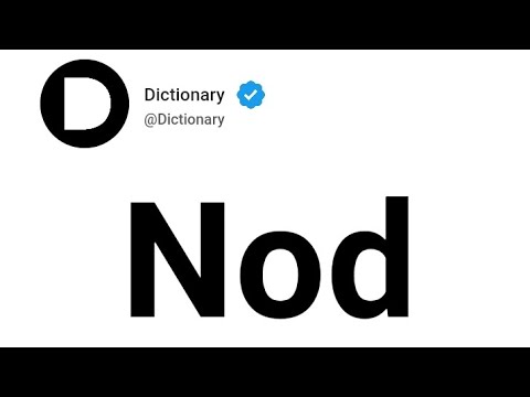 Nod Meaning In English