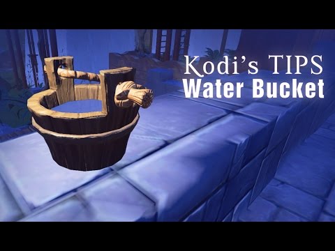 How to Make Water Bucket in Landmark Kodi's Building Tips Episode 13